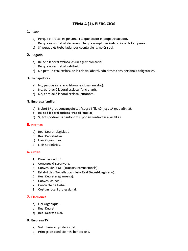 TEMA 1 - EJERCICIOS | PDF