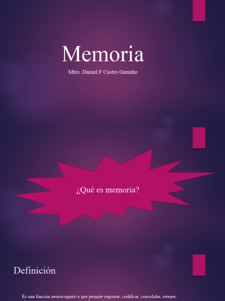 Memoria | PDF