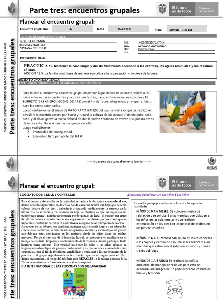 Practica 12 Icbf | PDF