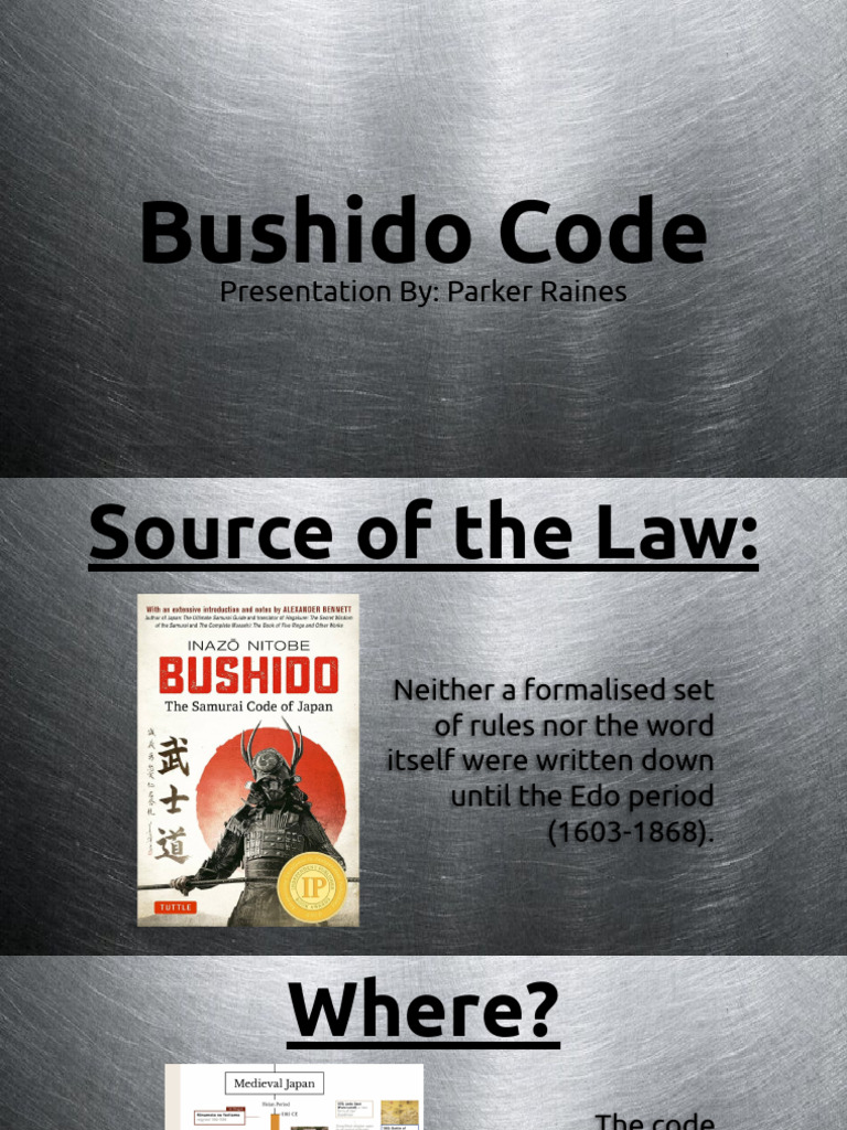 Bushido Code Presentation | PDF