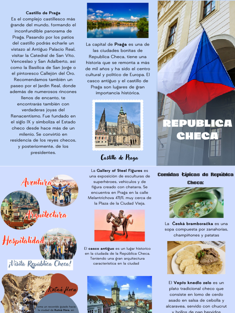 Folleto Republica Checa Descargar Gratis Pdf Praga Republica Checa