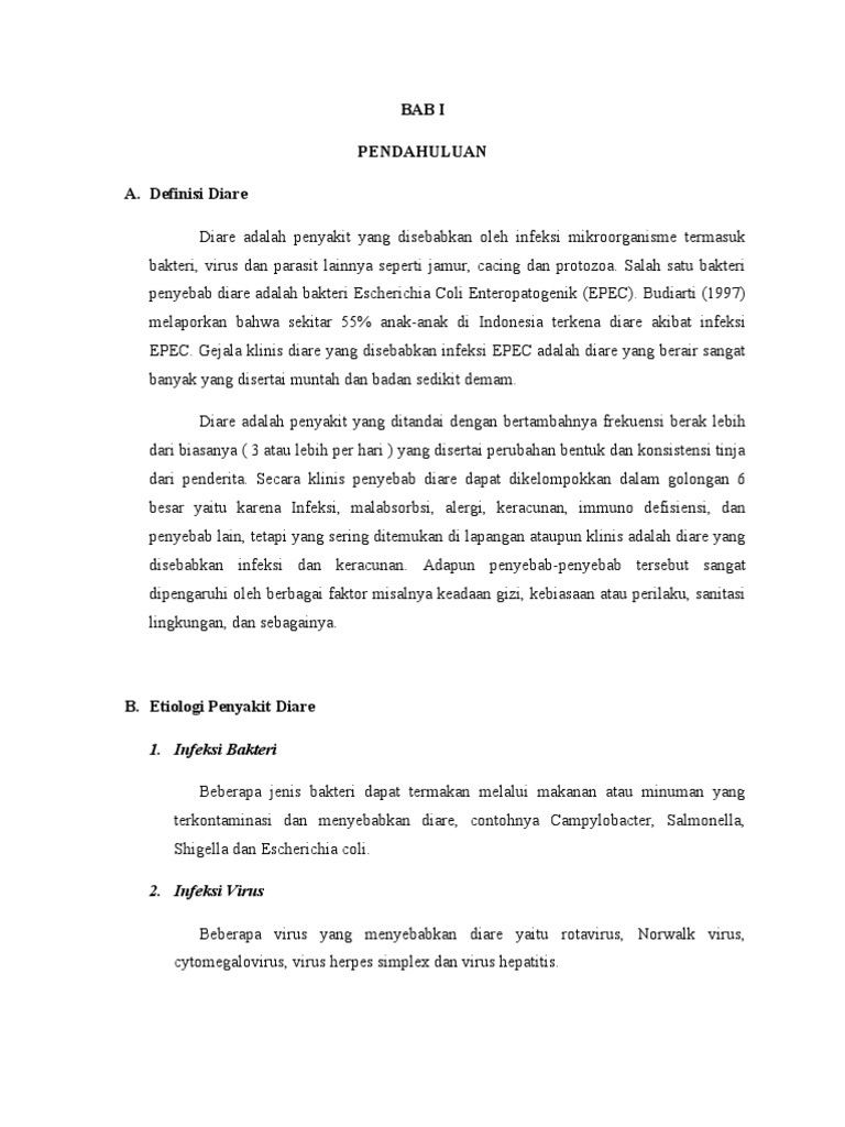 Makalah Diare | PDF