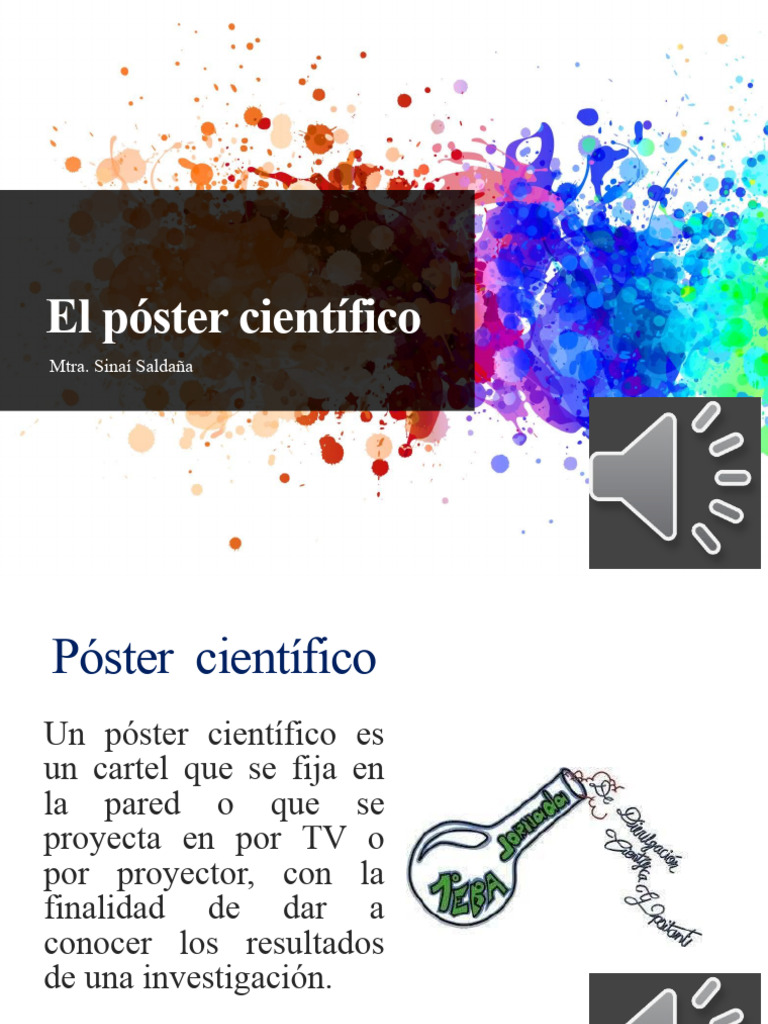 Guía para crear un póster científico | PDF | Póster