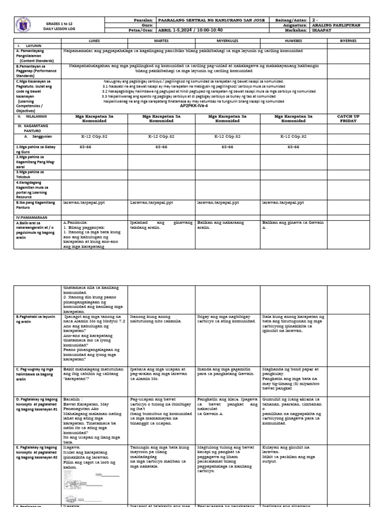 DLL Q4 WK 1 Ap2 | PDF