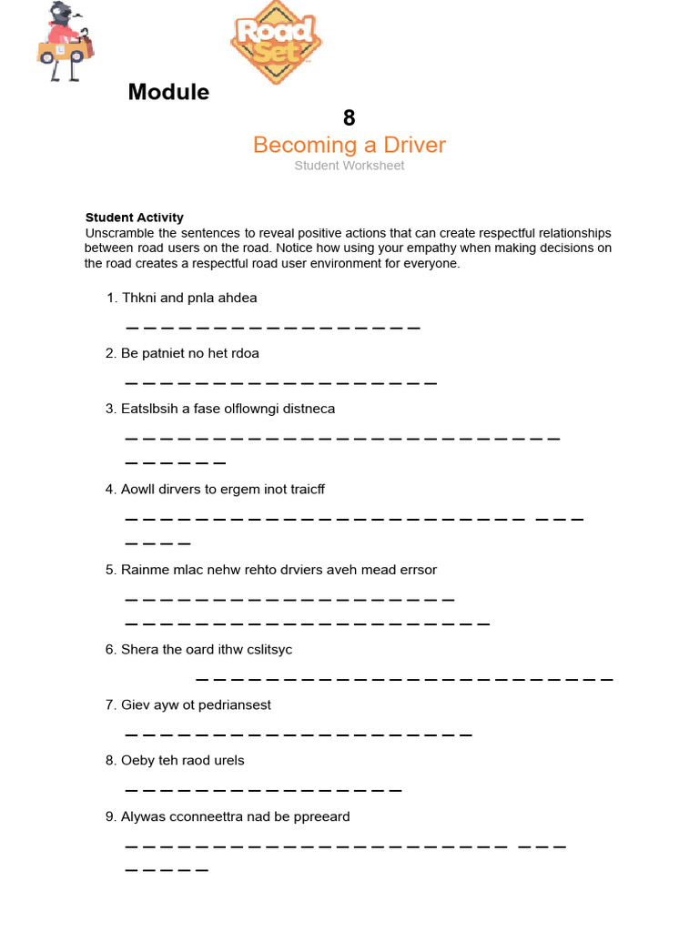 Module_8_Student_Becoming_a_Driver | PDF
