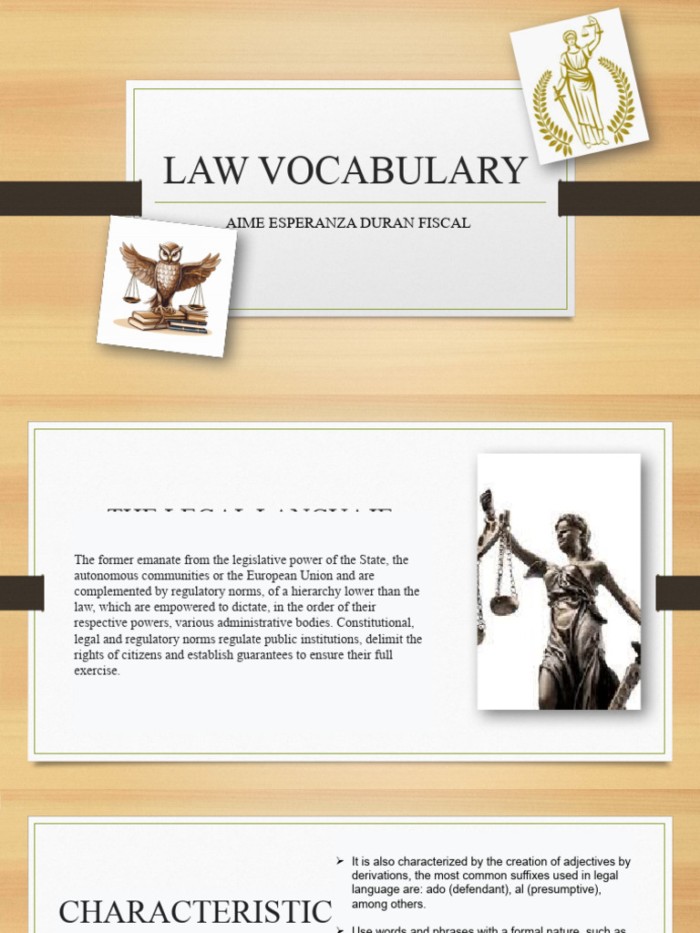 Legal Vocabulary for English Law | PDF | Trials | Judge