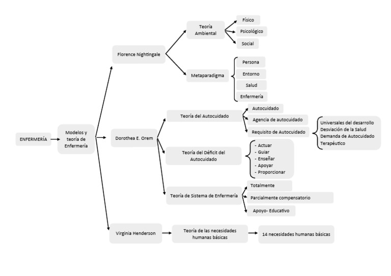 Mapa Enfermeria | PDF | Enfermería | Cuidado de la salud