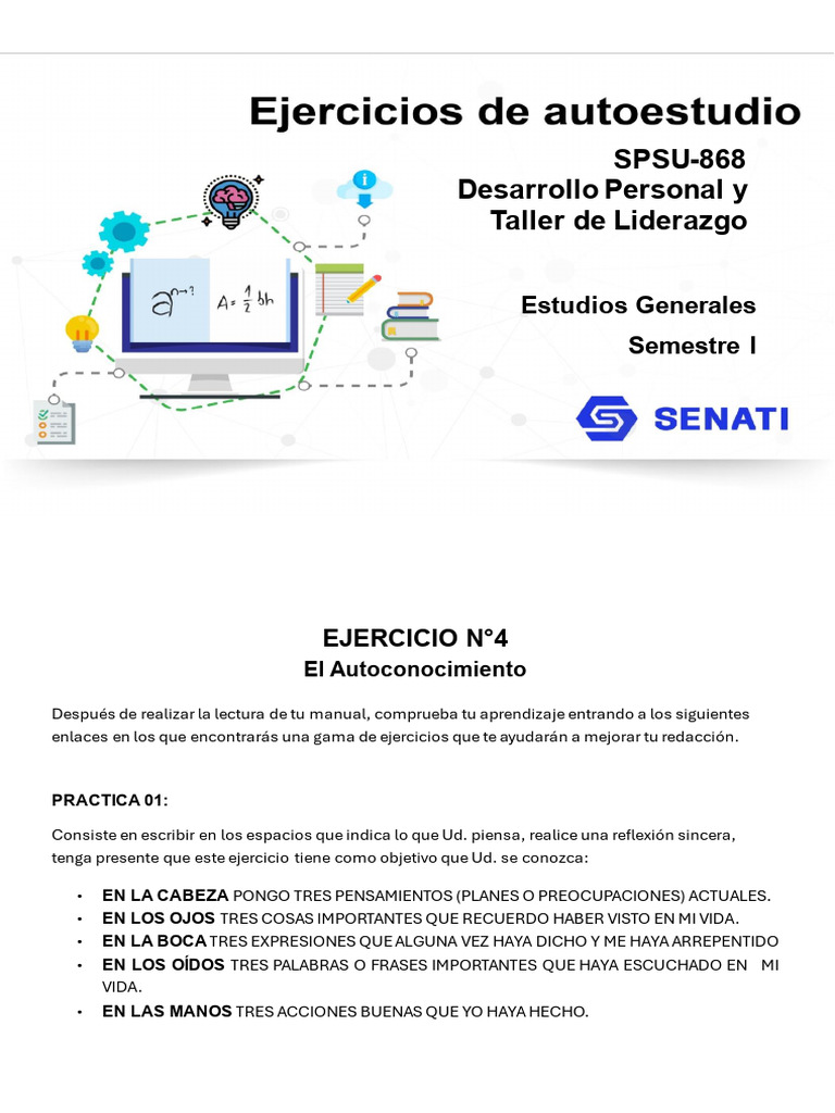 EJERCICIO 04 - Autoevaluacion 4 AUTOCONOCIMIENTO | PDF | Business