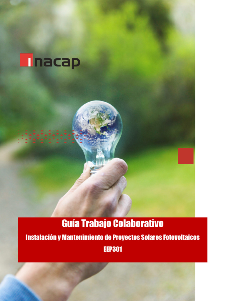 EEP301 U1 ES1 Guia TC | PDF | Fotovoltaica | Panel solar