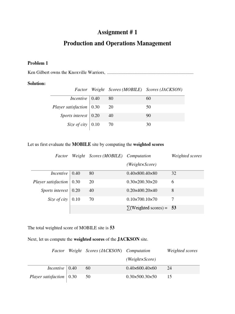 Solution To Assignment#1 Sample 1 | PDF