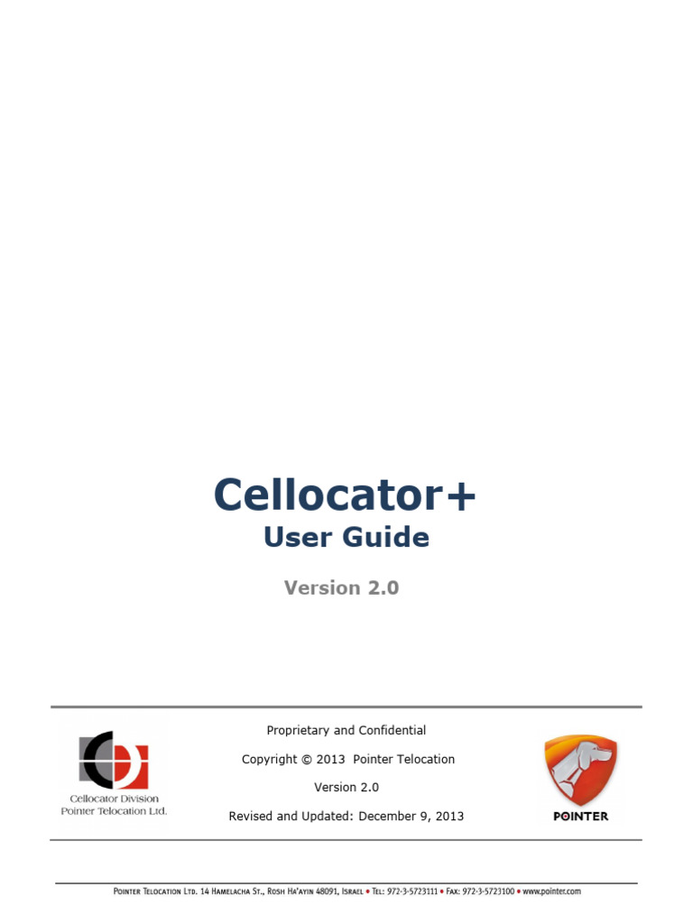 Cellocator Plus v2.0 User Guide | PDF | Login | Computer Science