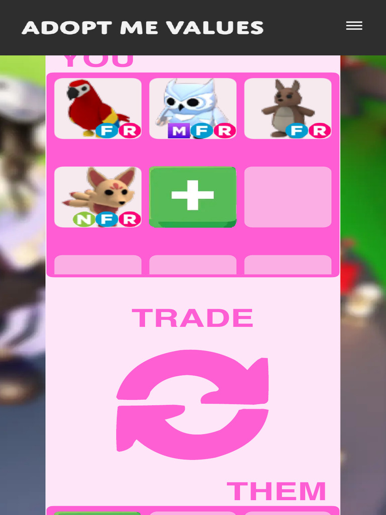 Calculator - Adopt Me Values 2 | PDF