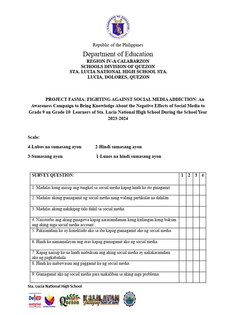 Research Instrument | PDF