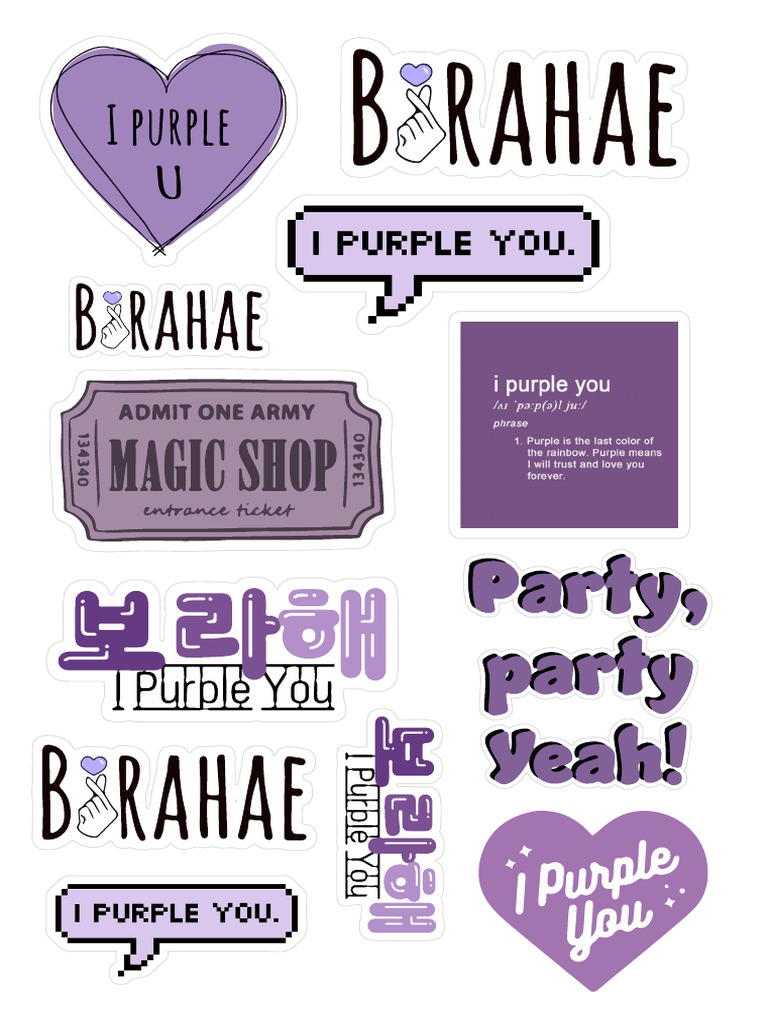 Stickers BTS | PDF