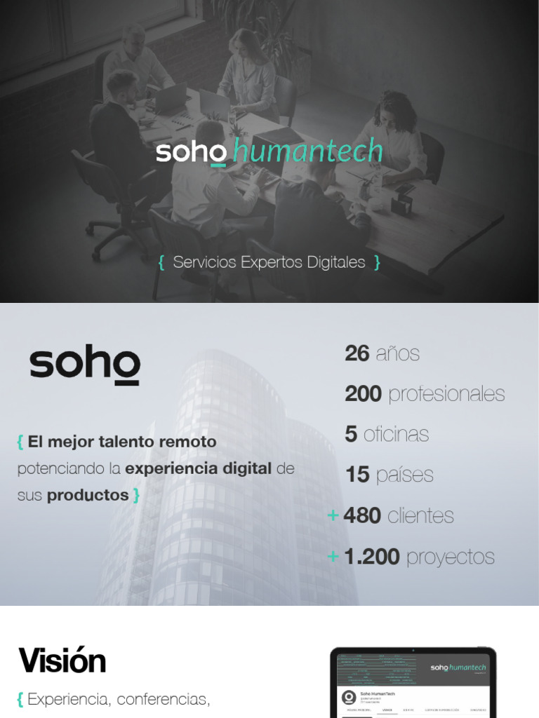 Presentacion Soho Humantech 2023 | PDF | Servicios web de Amazon | Tecnologías de la información