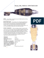 40 MM HE M397A1 | PDF | Fuze | Cartridge (Firearms)