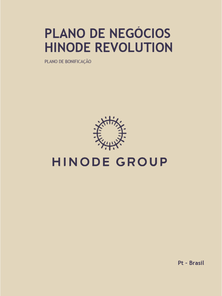 Plano de Negócio HINODE | PDF | Empreendedorismo | Marketing