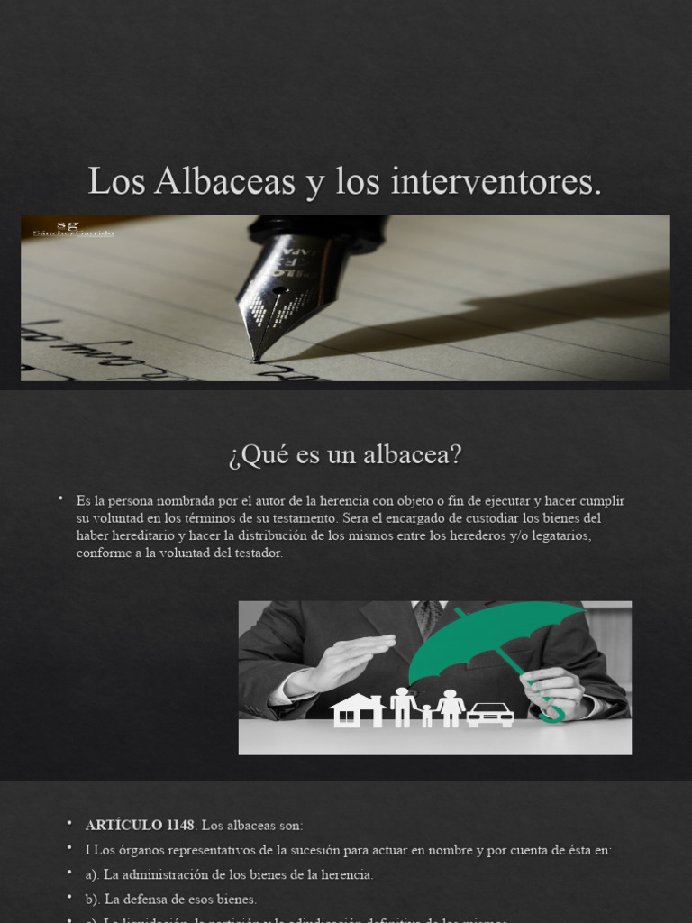 Los Albaceas y Los Interventores | Descargar gratis PDF | Albacea ...