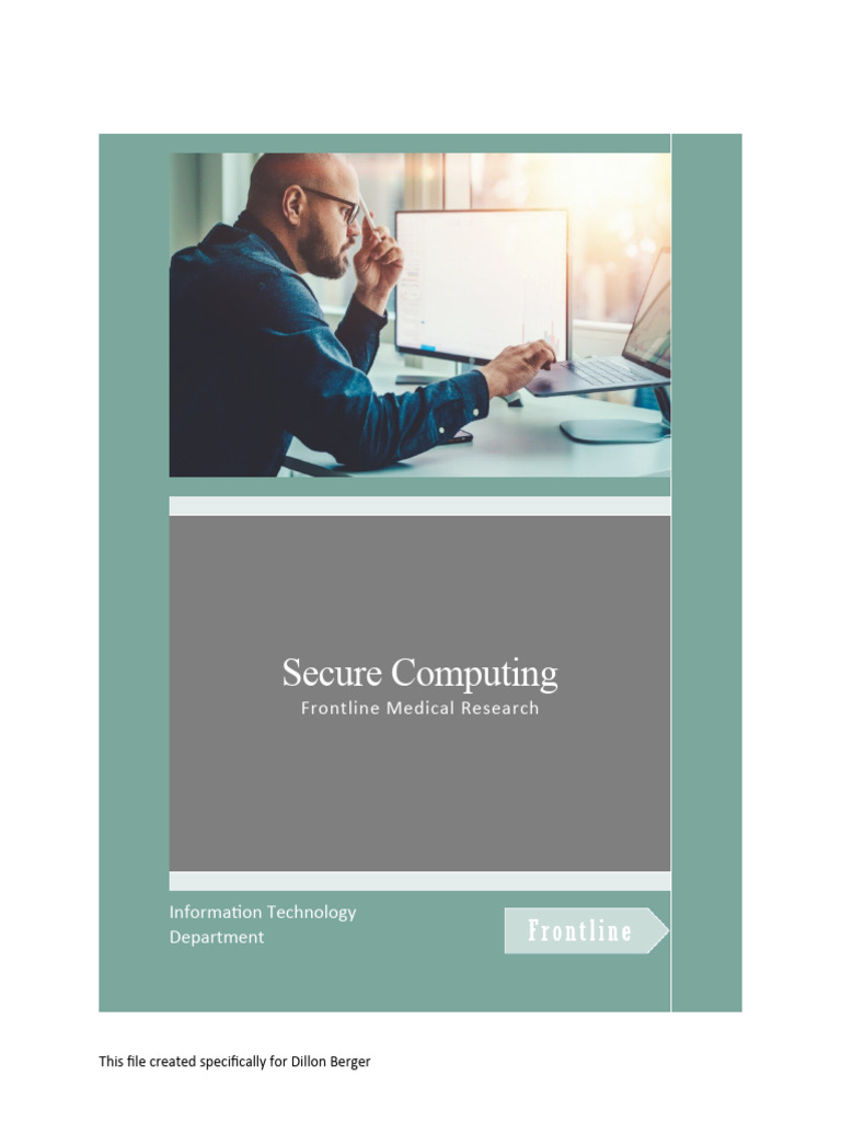 NP wd365 2021 cs1-4b Dillonberger 2 | PDF | Security | Computer Security