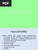 Método de Capurro en Neonatología | PDF | Infantes | Medicina CLINICA