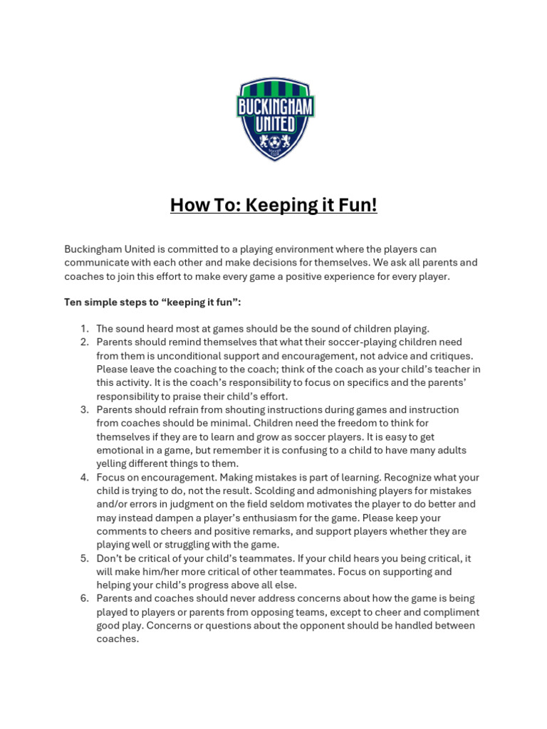 How To - Keeping It Fun | PDF | Behavior Modification | Cognition