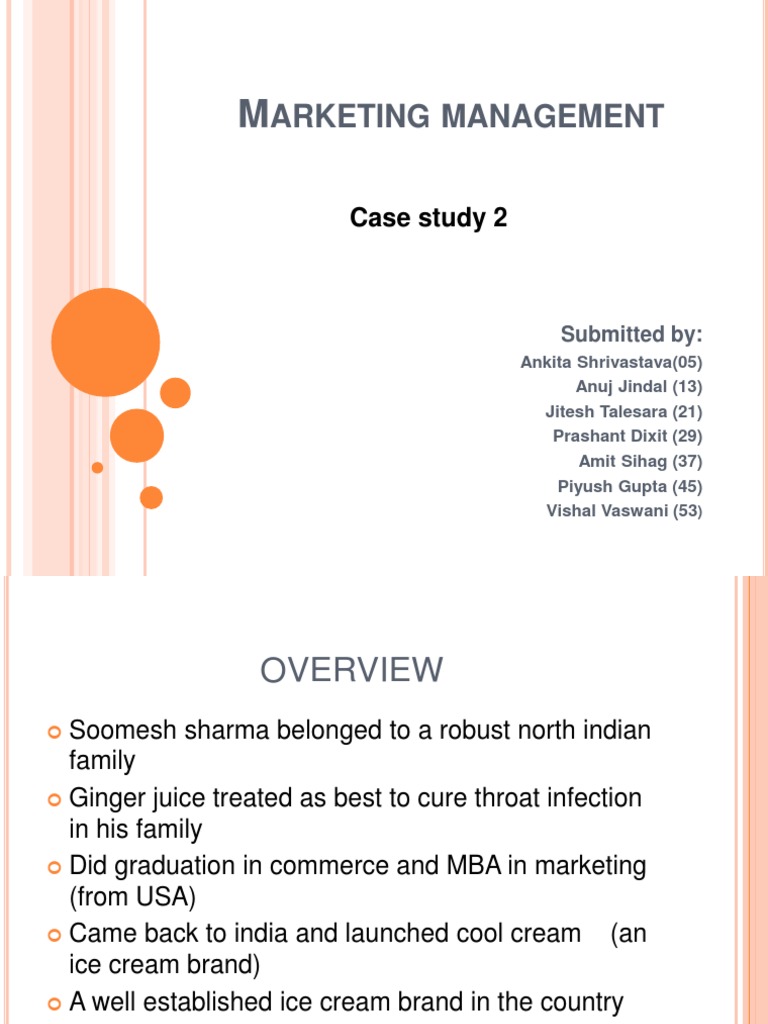 Marketing Management Case Study 2 | PDF