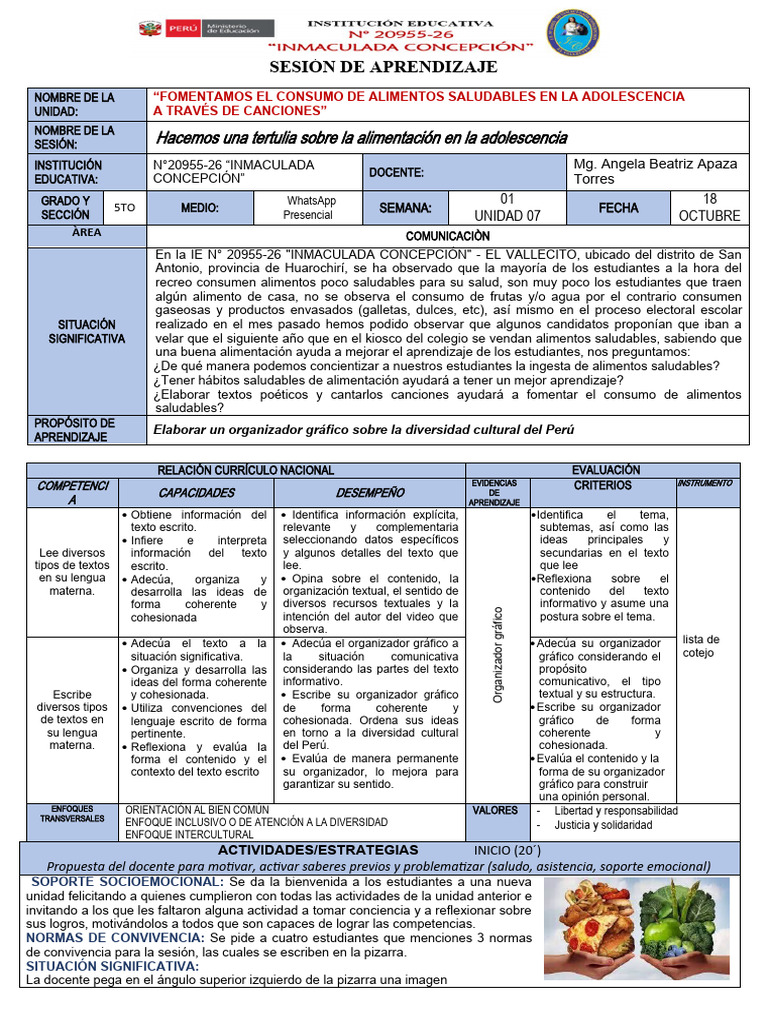 Ses 01 | PDF | Evaluación | Aprendizaje