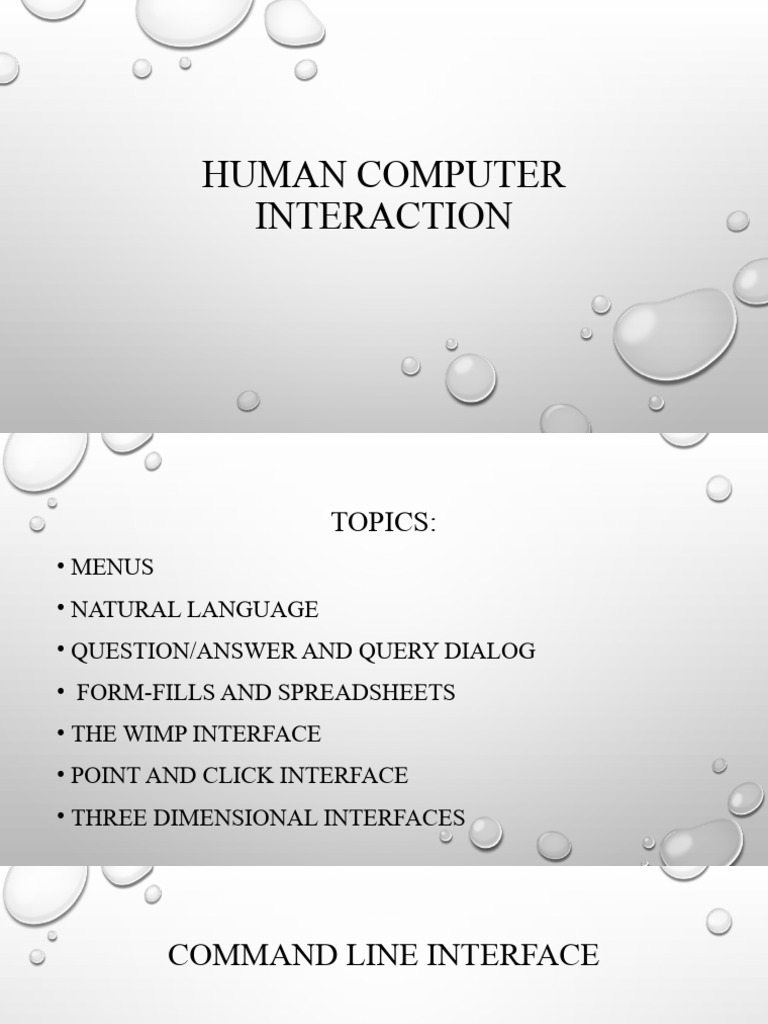 HUMAN COMPUTER INTERACTION PRT 2 | Download Free PDF | Window (Computing) | Menu (Computing)