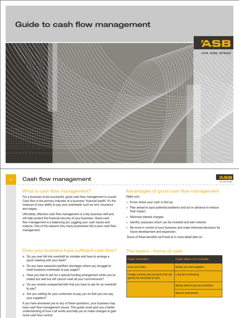 Cash Flow Management Guide for Businesses | PDF | Cash | Expense