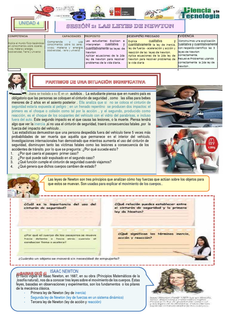 Leyes de Newton | PDF | Las leyes del movimiento de Newton | Fuerza