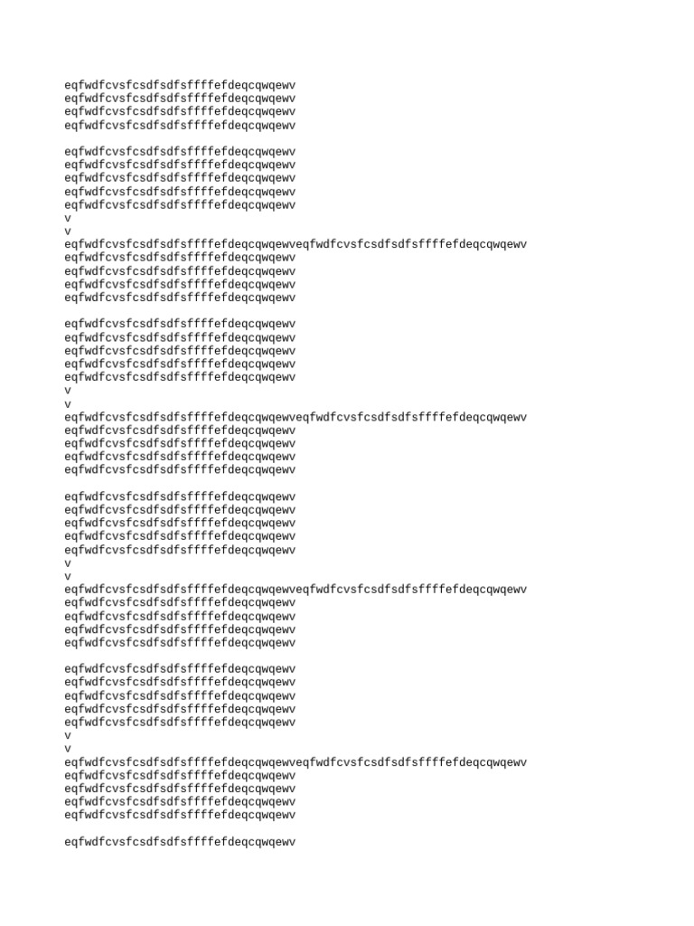 Repeated Text Analysis Document | PDF