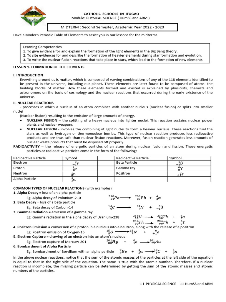 Physical Science LP | PDF | Mole (Unit) | Chemical Bond