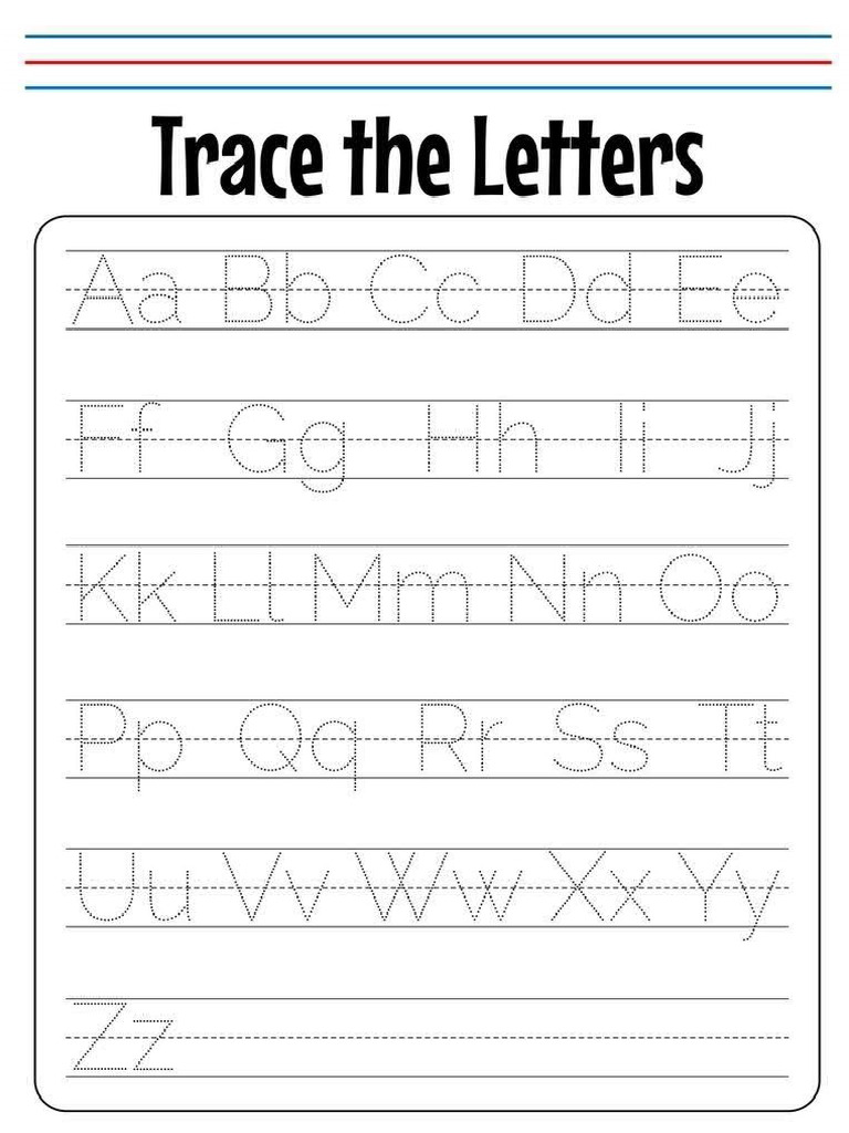 Letter Tracing | PDF