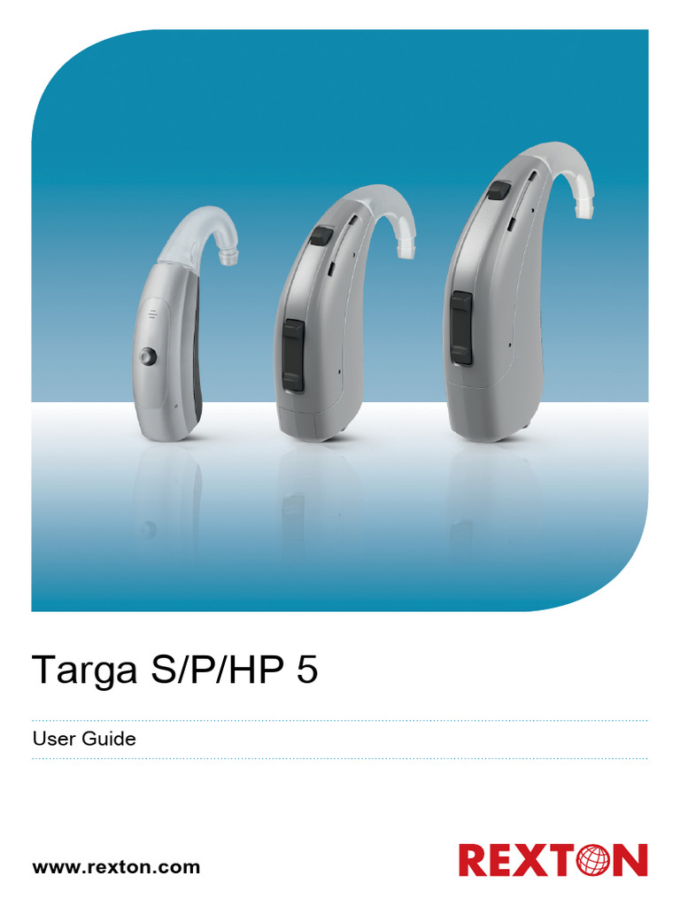 Rexton Targa HP 5 User Guide | PDF | Hearing Aid | Telephone