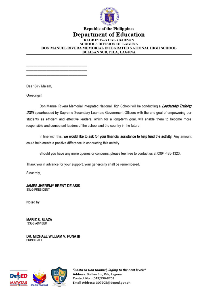 Solicitation-Letter-2 | PDF