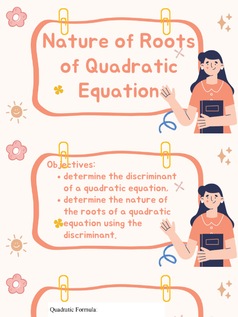 Nature-of-Roots-of-Quadratic-Equation | PDF