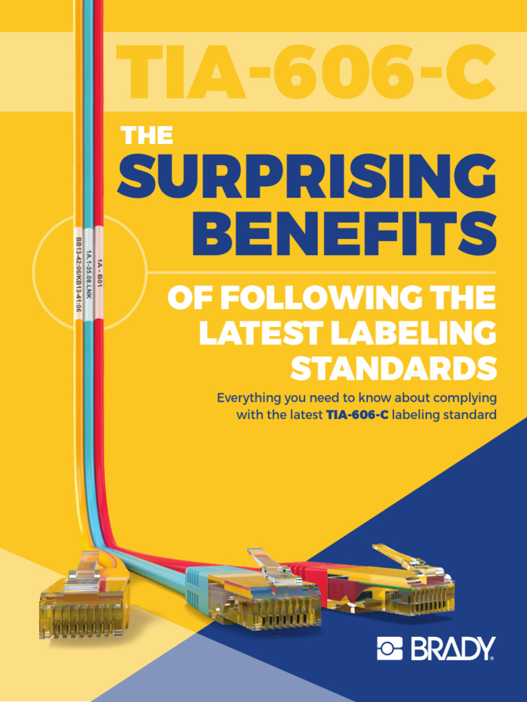 TIA 606 Labeling Standards Ebook | PDF | Data Center | Computer Network