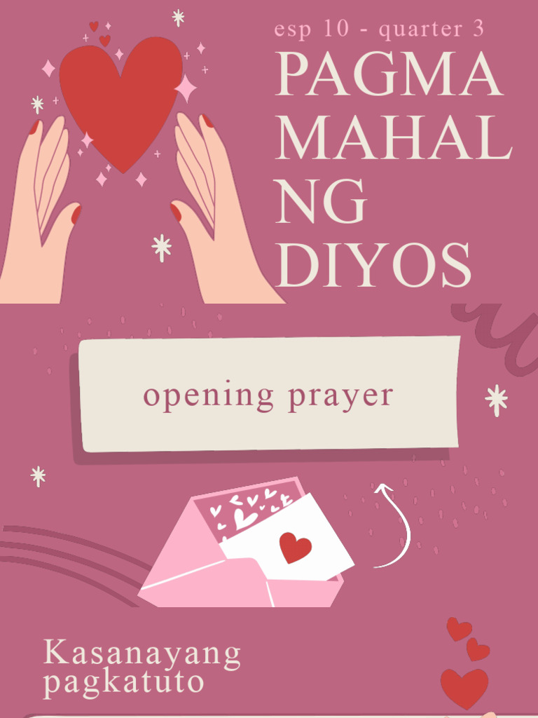Pagmamahal NG Diyos Week 1 and 2 | PDF