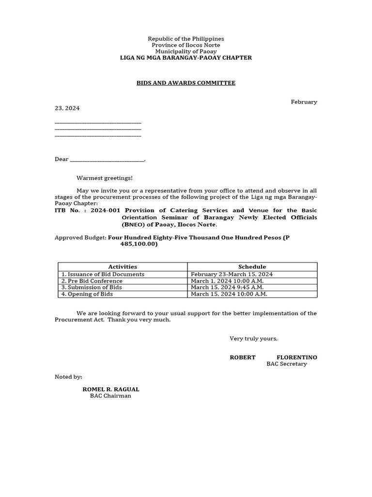 LETTER TO OBSERVERS | PDF | Philippines