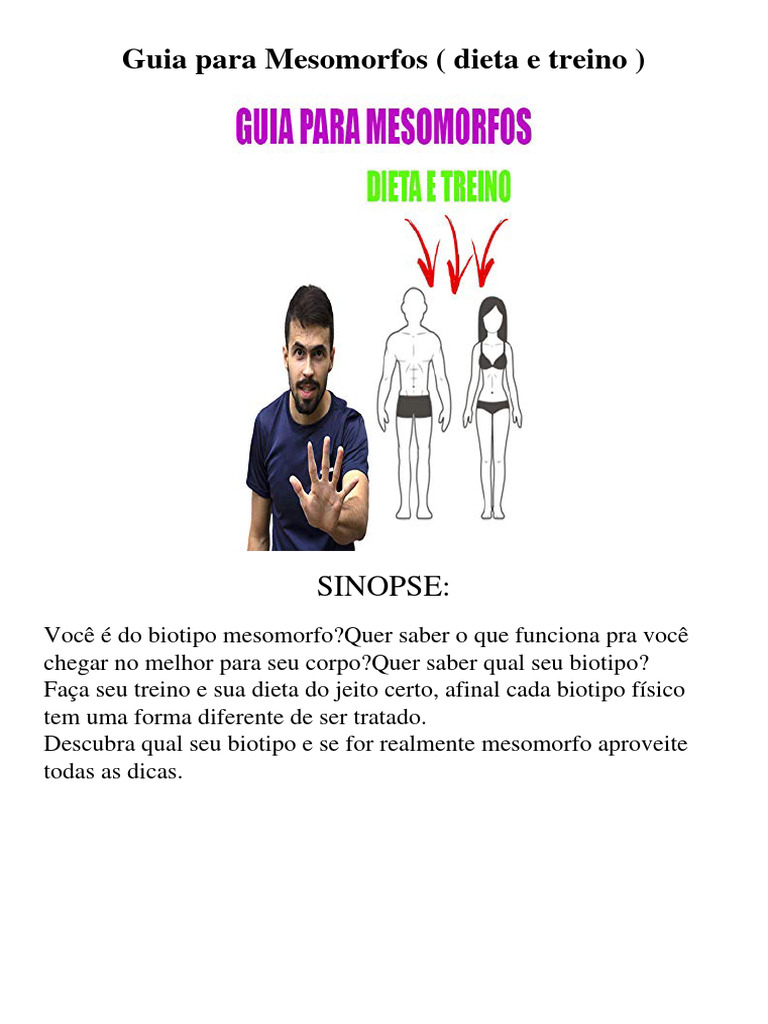 Guia para Mesomorfos (Dieta e Treino) | PDF