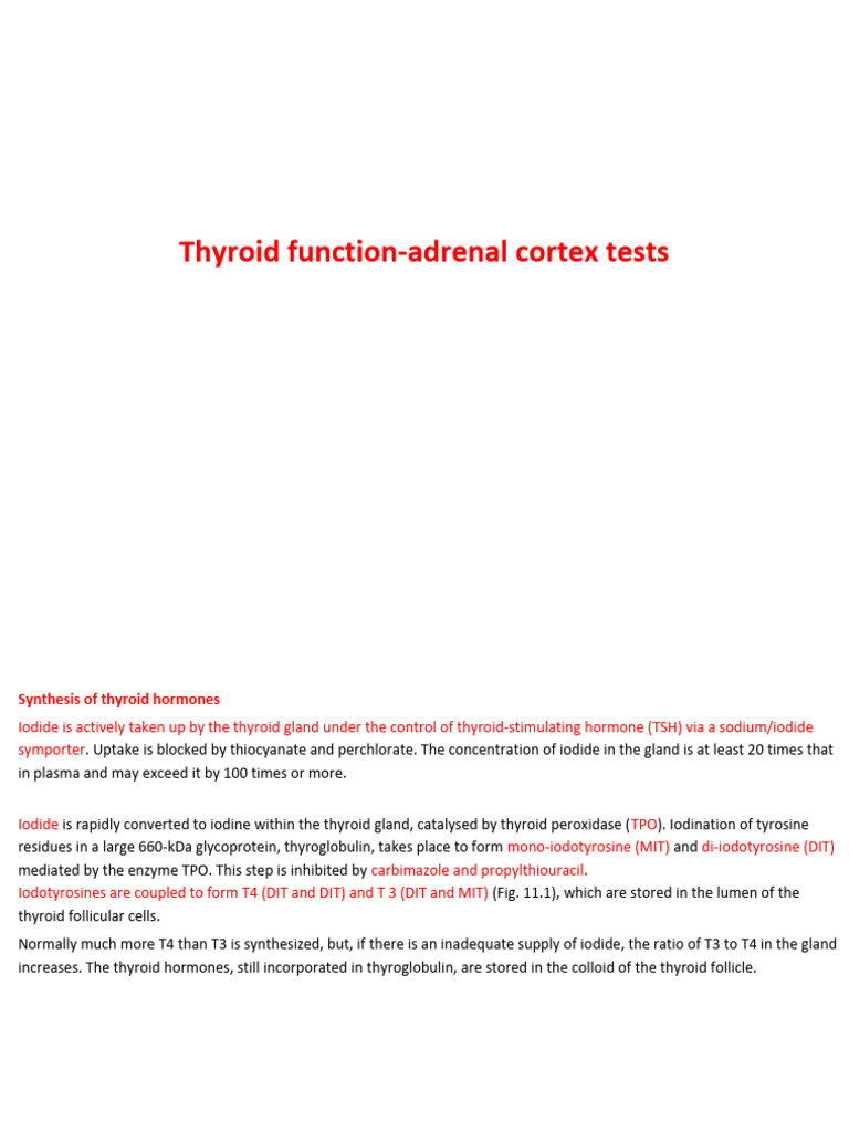 ClinBioChemHormon.pdf | PDF | Thyroid Stimulating Hormone | Hypothyroidism