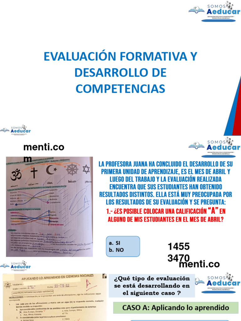 Evaluación Formativa y Desarrollo de Competencias | PDF | Evaluación | Aprendizaje