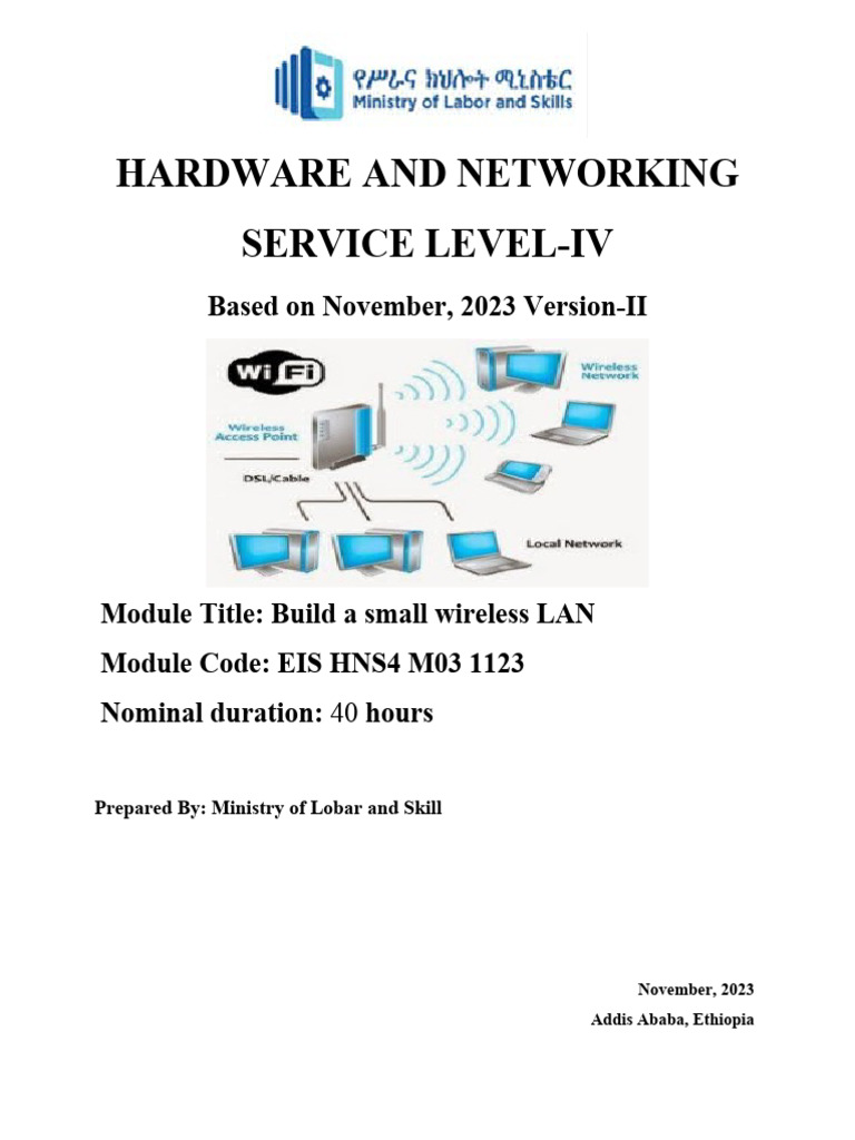 M03 - Build A Small Wireless LAN | PDF | Wireless Access Point ...