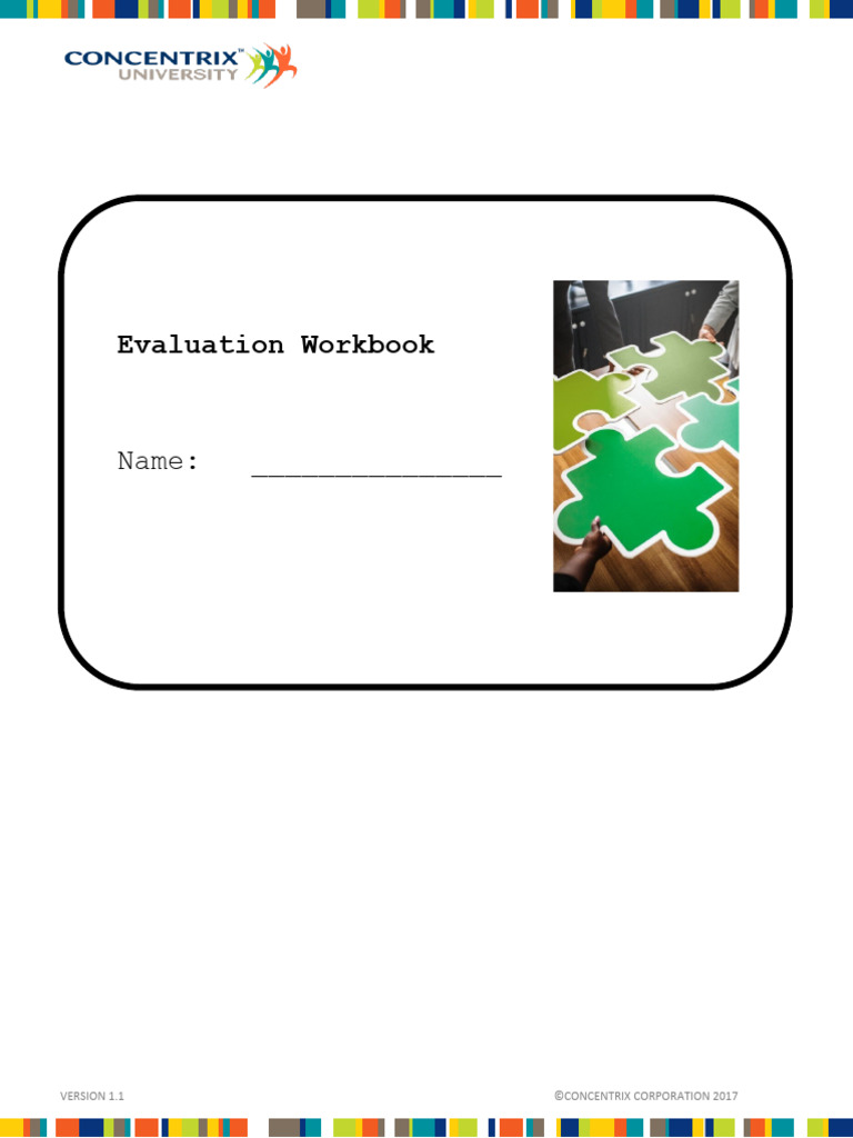Evaluation Booklet v2 | PDF | Facilitator | Learning