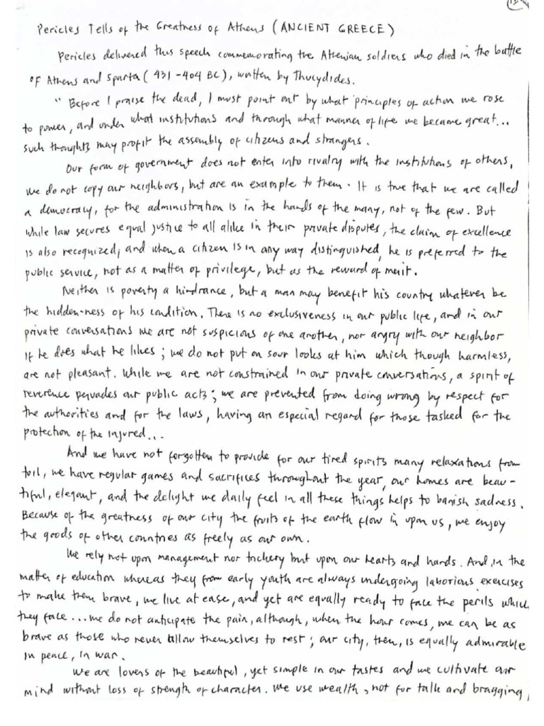 Perikles, Aristotle, Epictetus | PDF