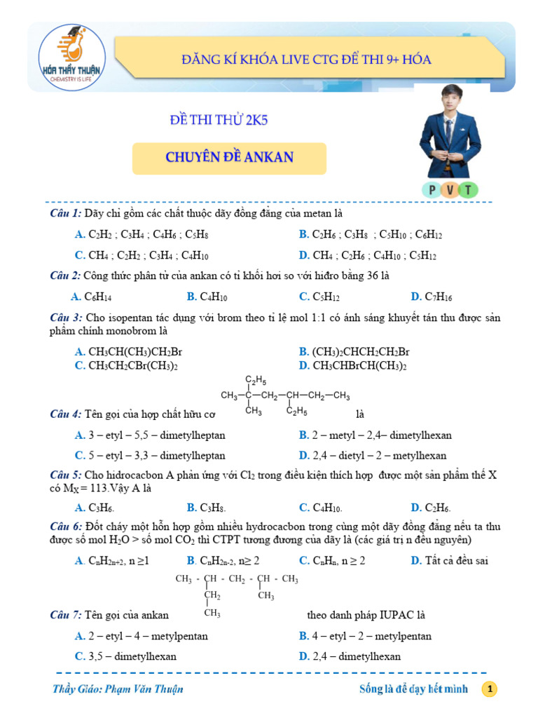 ĐỀ THI ANKAN LẦN 3 - ĐA | PDF