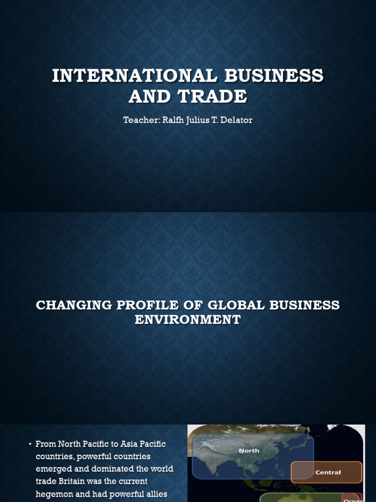 International Business and Trade3 | PDF | Free Trade | Exports