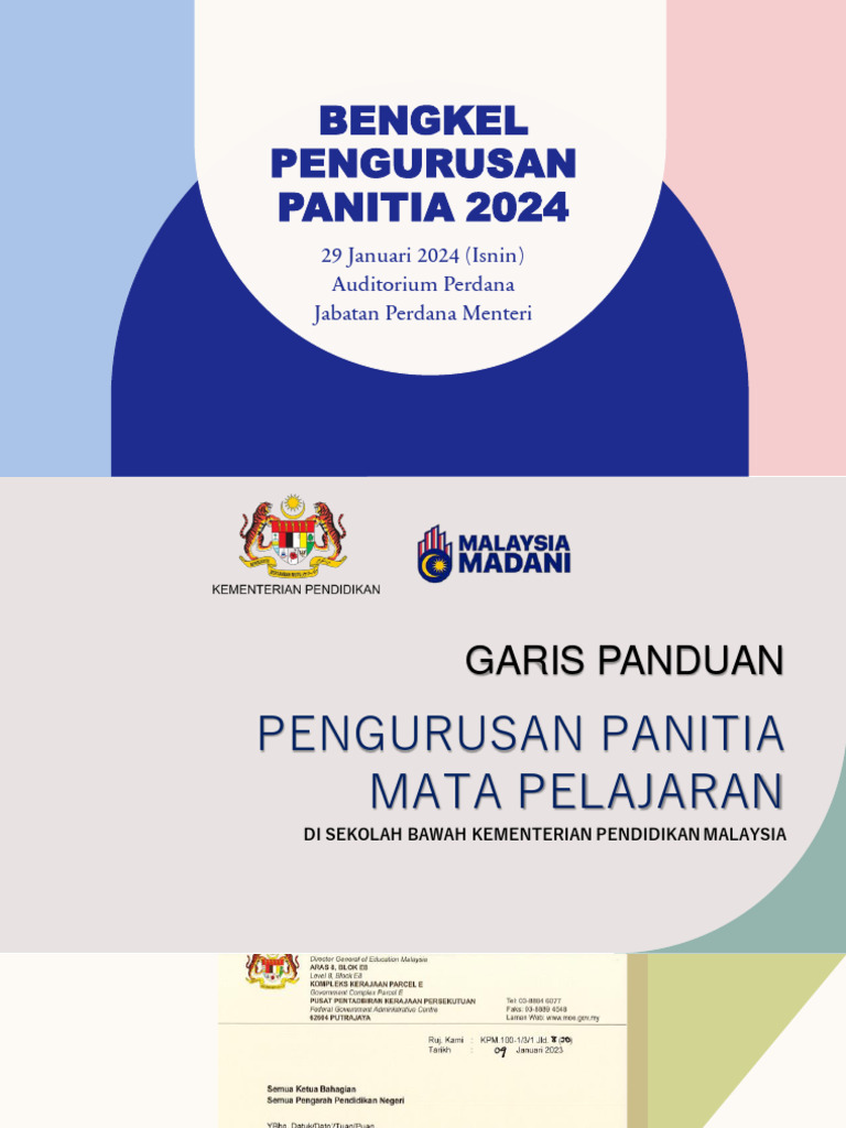 BENGKEL PENGURUSAN PANITIA 2024 (29 Jan 2024) | PDF