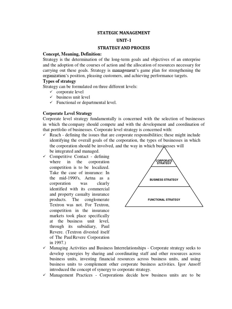 STATEGIC MANAGEMENT UNIT 1 NGC | PDF | Strategic Management | Corporate Social Responsibility
