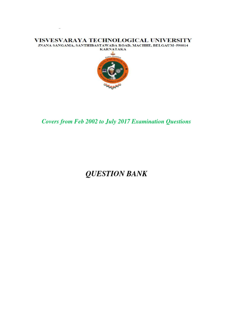 Engineering Electromagnetics Question Bank | PDF | Magnetic Field ...